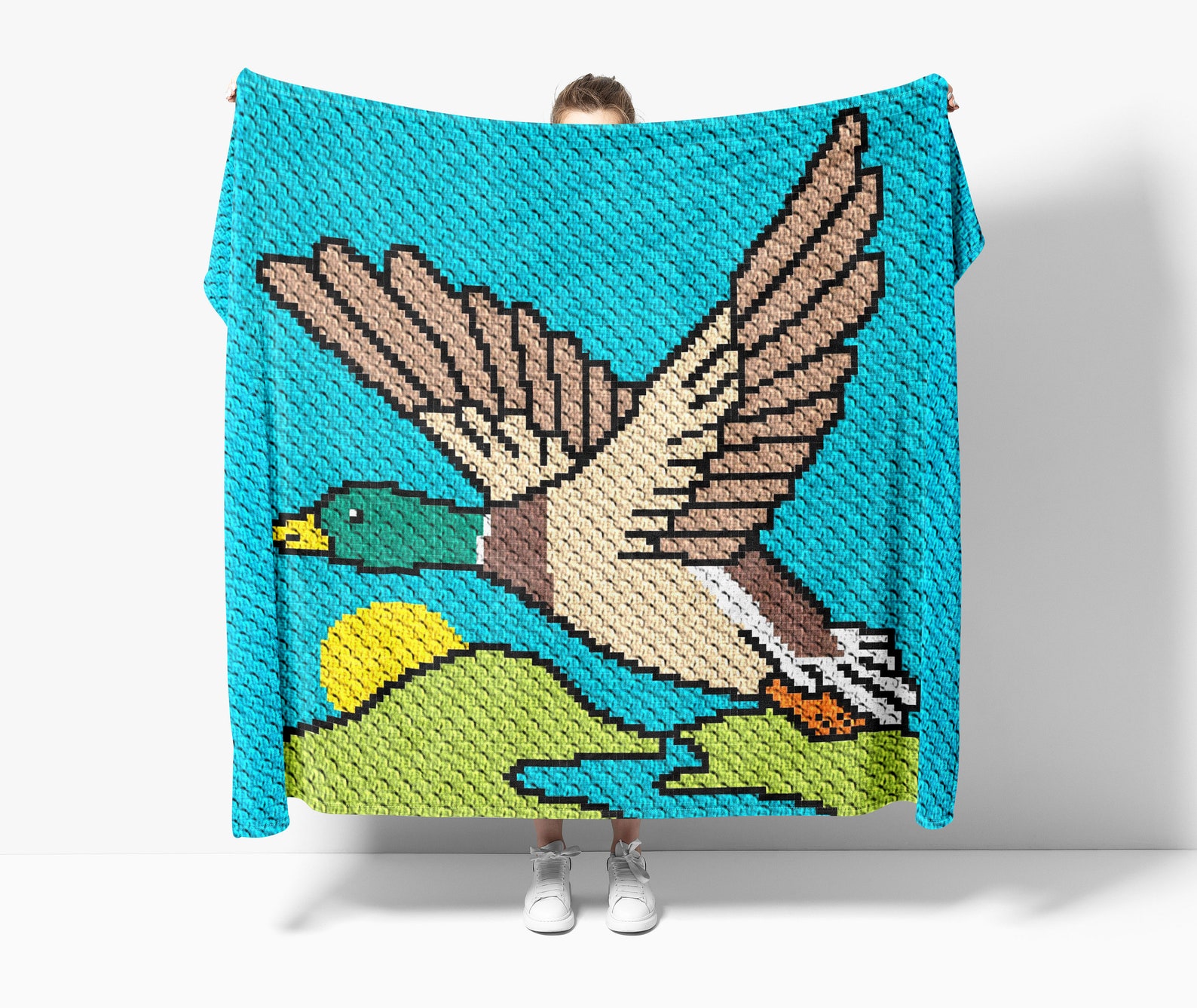 C2C Mallard Duck Crochet Pattern / Corner to Corner / C2C Graphgan ...