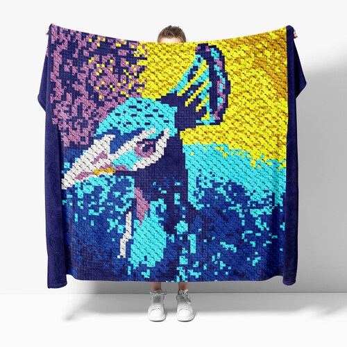 C2C Peacock Crochet Pattern / C2C Graphs / C2C Bird / C2C - Etsy