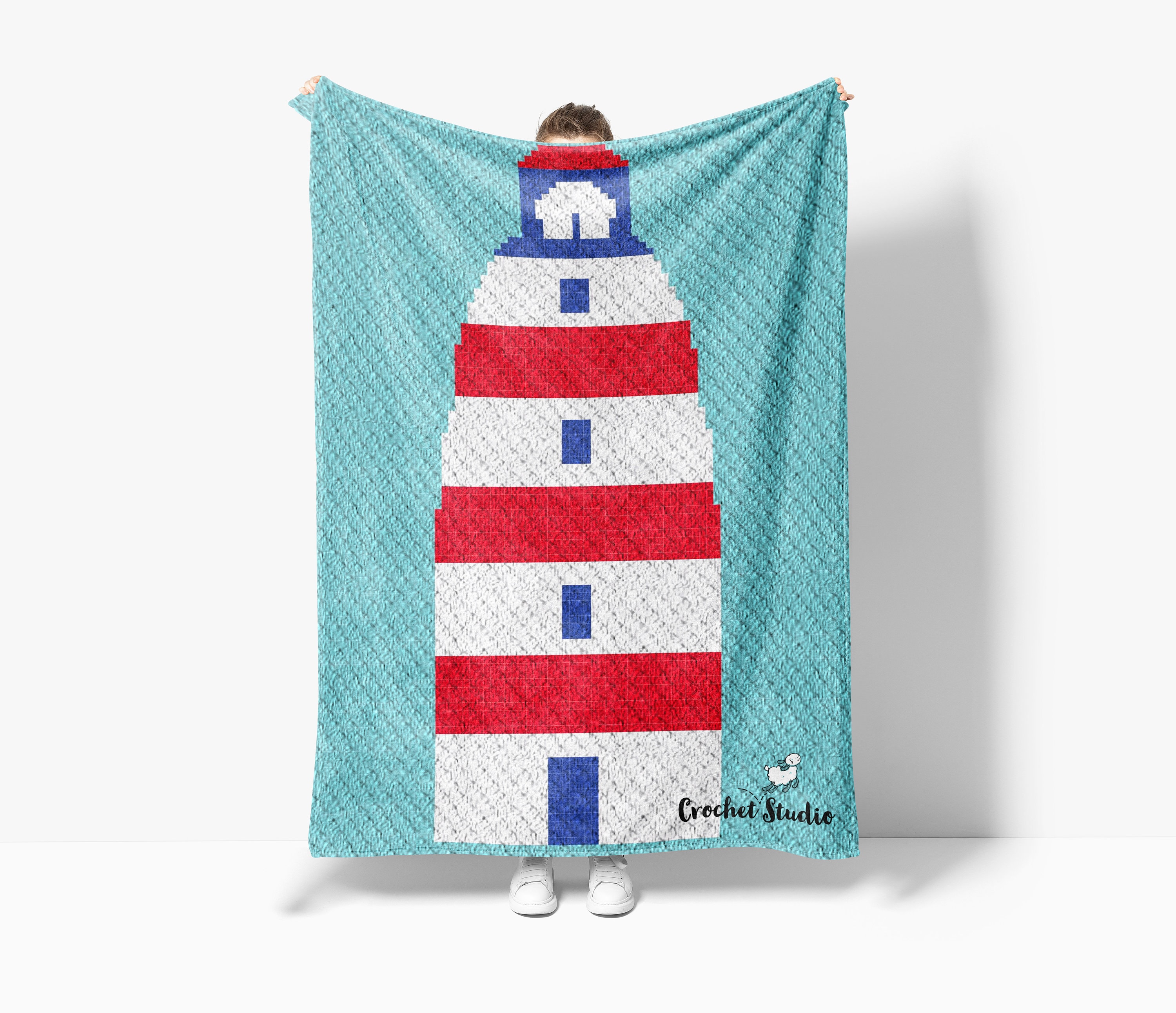 C2C Lighthouse Crochet Pattern With Written/color Instructions, Full ...