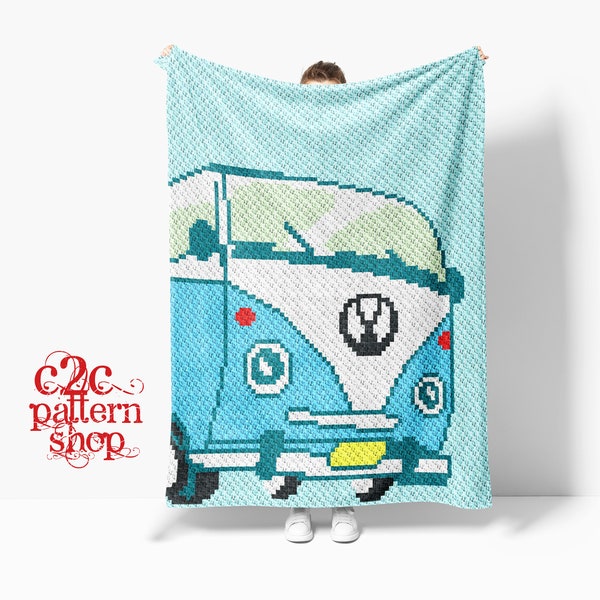 Crochet Vw Bus Van Pattern - Etsy