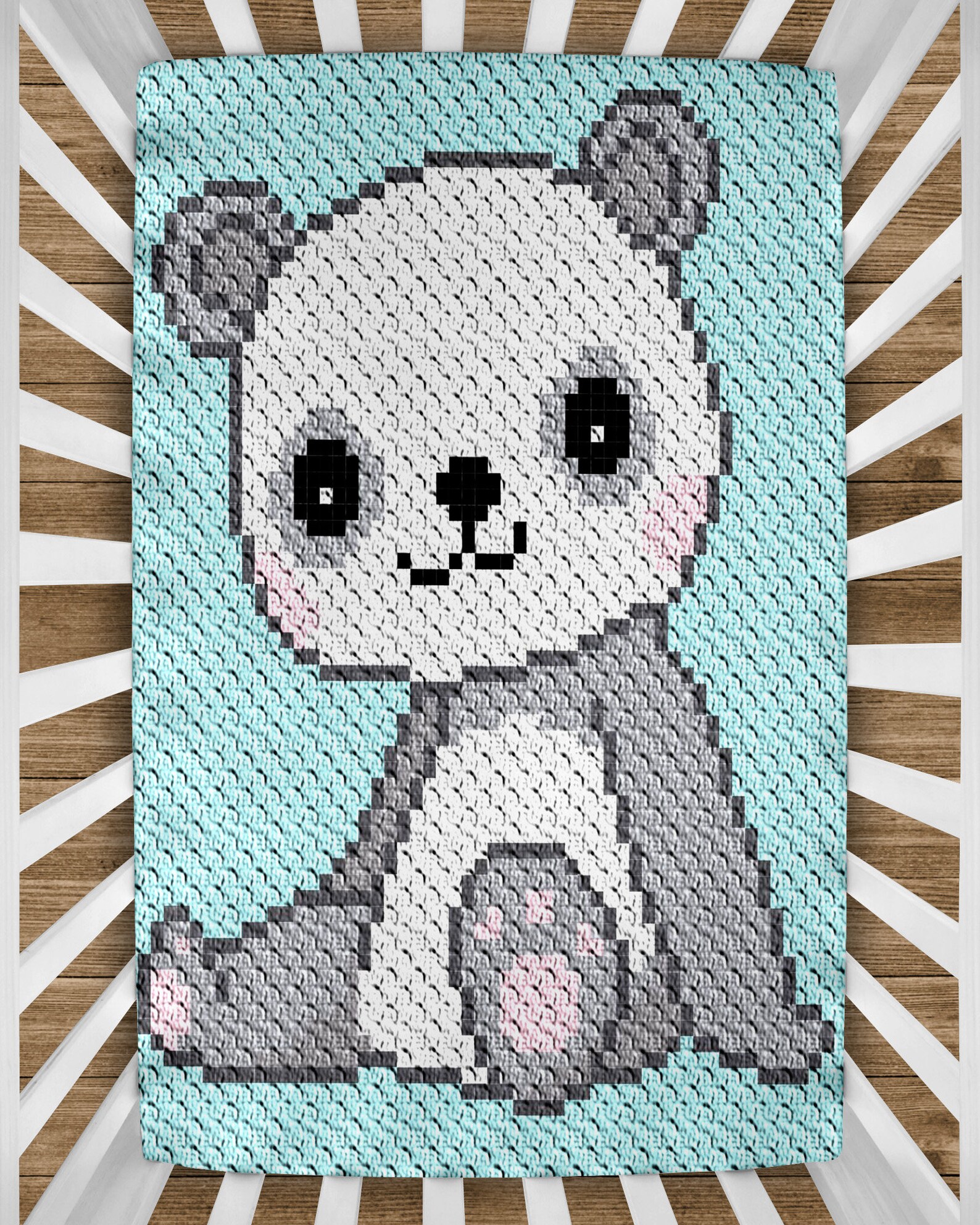 C2C Baby Panda Blanket Crochet Pattern Corner to Corner - Etsy