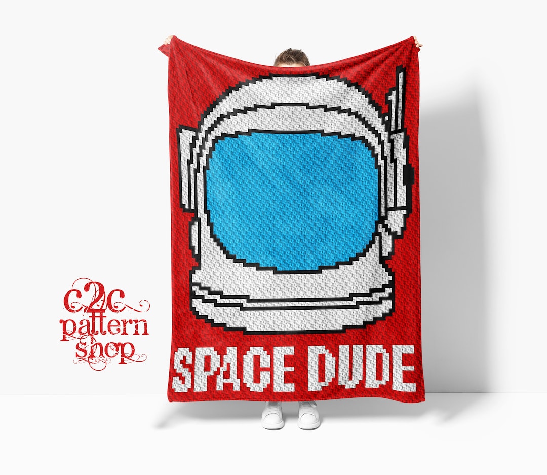 C2C Astronaut Crochet Pattern With Written Instructions / C2C - Etsy