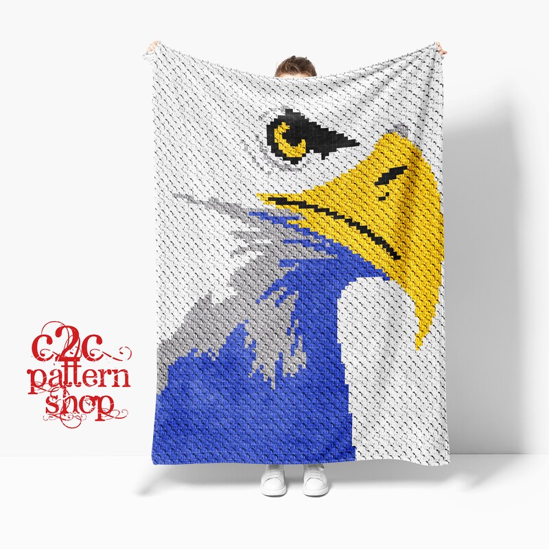 Crochet Eagles Blanket Pattern - Etsy