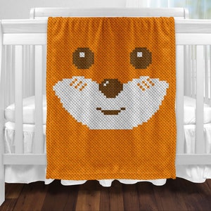 C2C Baby Crochet Blanket Pattern / Corner to Corner / C2C Fox / C2C ...