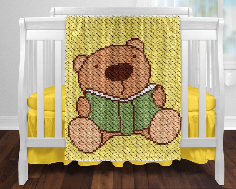 MINI C2C Bear Crochet Pattern With Written Instructions / - Etsy