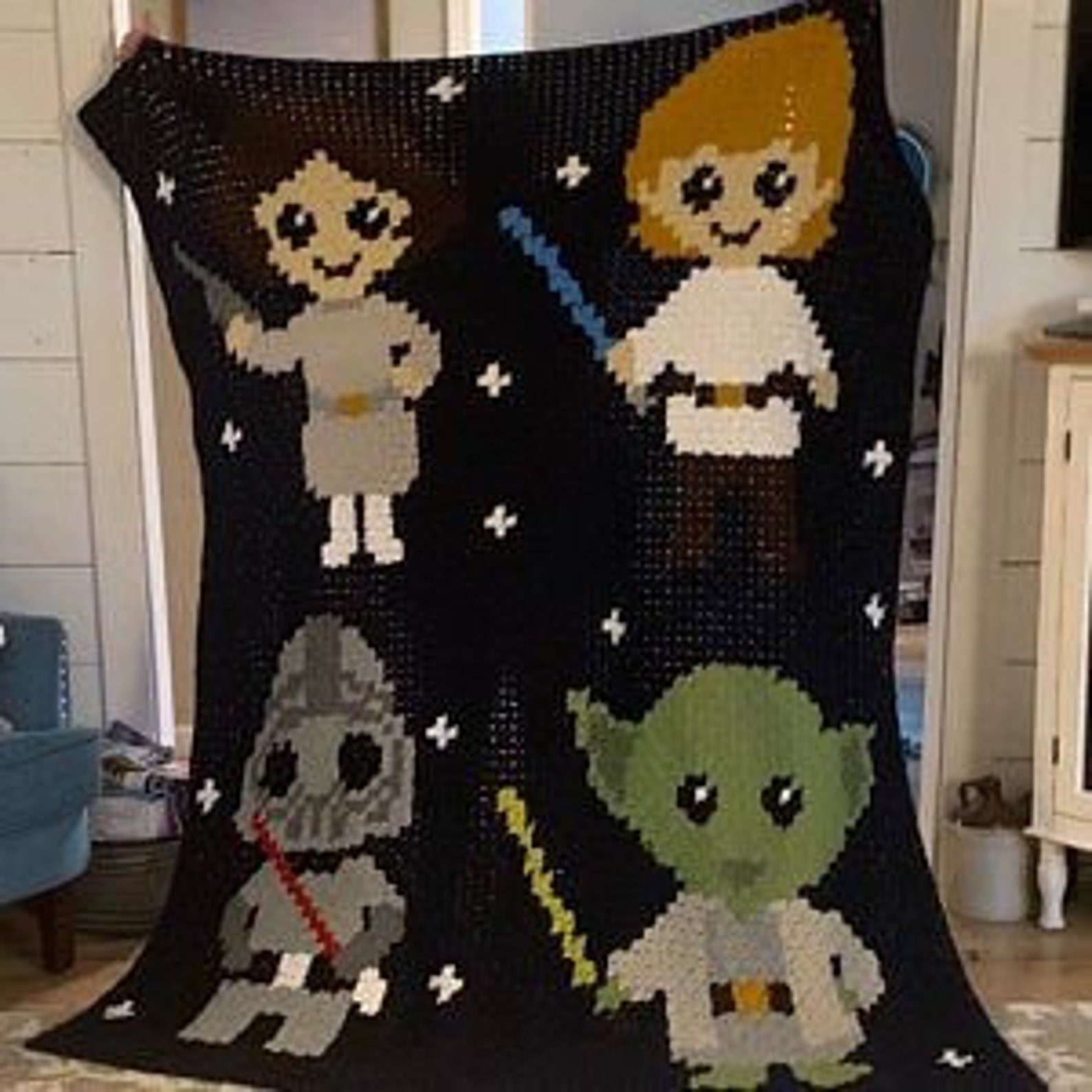 Mini C2C Star Wars Crochet Pattern / Corner to Corner / C2C - Etsy