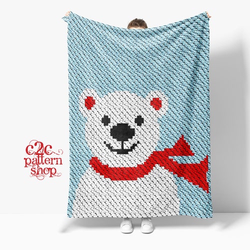 C2C Baby Bear Crochet Blanket / Corner to Corner / C2C - Etsy