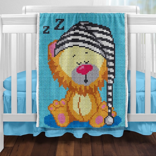 SC Single Crochet Baby Bear Graphgan Pattern / Single Crochet - Etsy