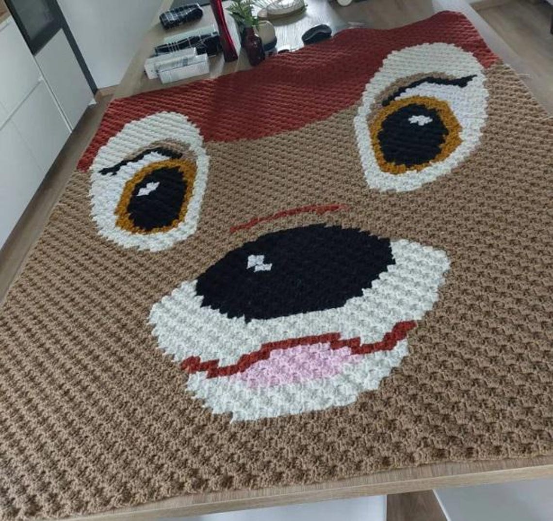 Mini C2C Baby Deer Crochet Pattern / Corner to Corner / C2C Graphgan ...