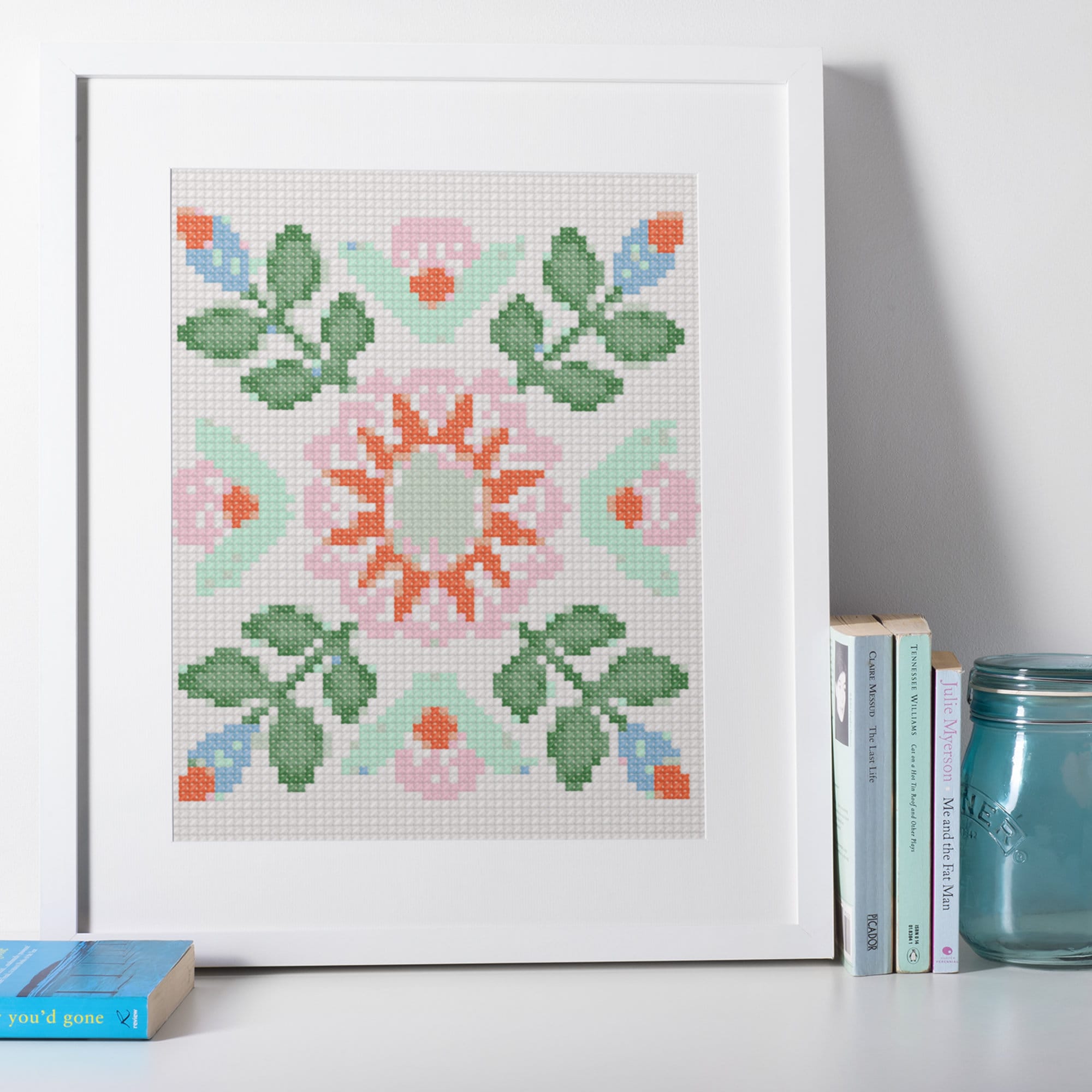 Flowers C2C Crochet Pattern With Written Instructions /graph - Etsy