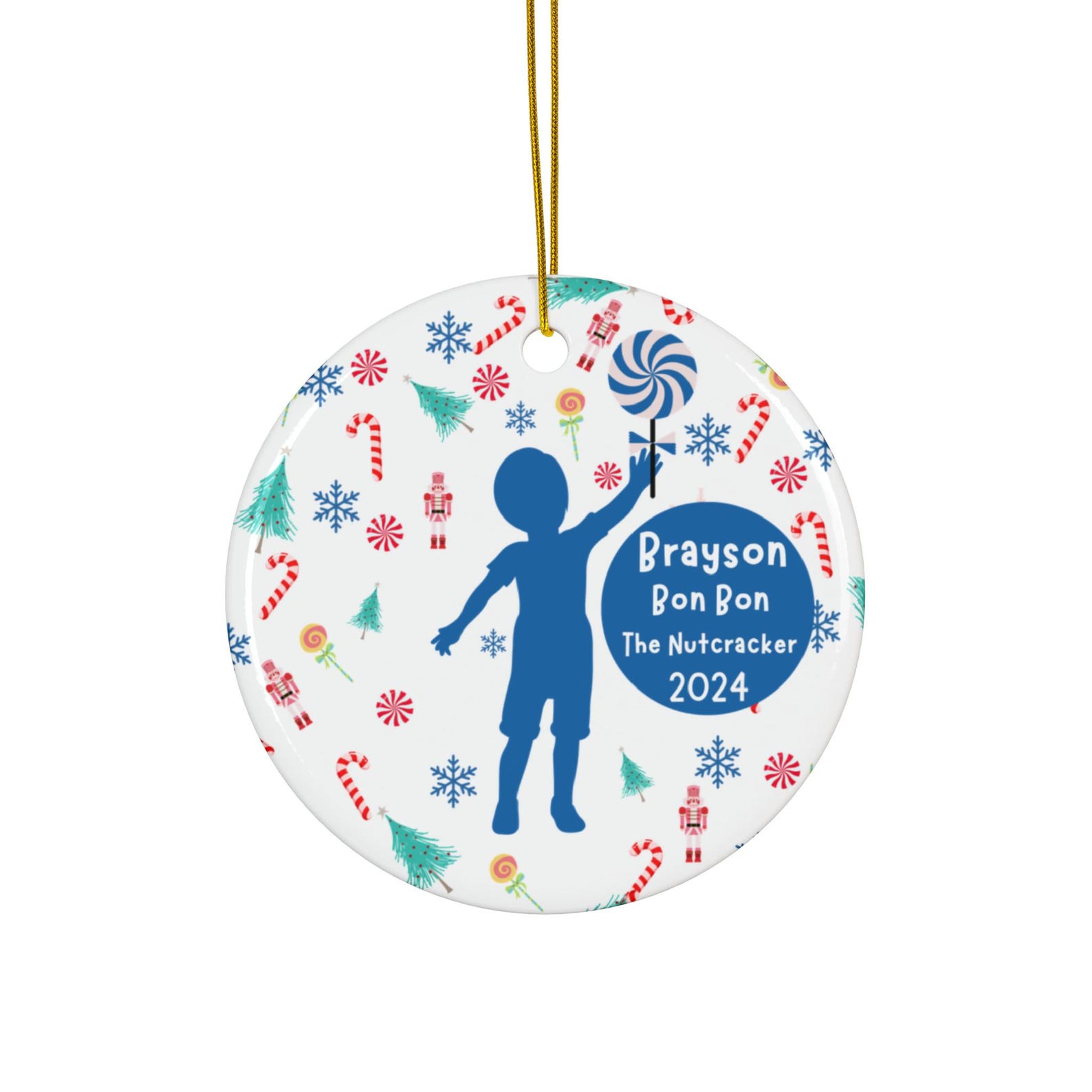 Bon Bon Ornament for Boy Nutcracker Polichinelle Ornament for Bonbon ...