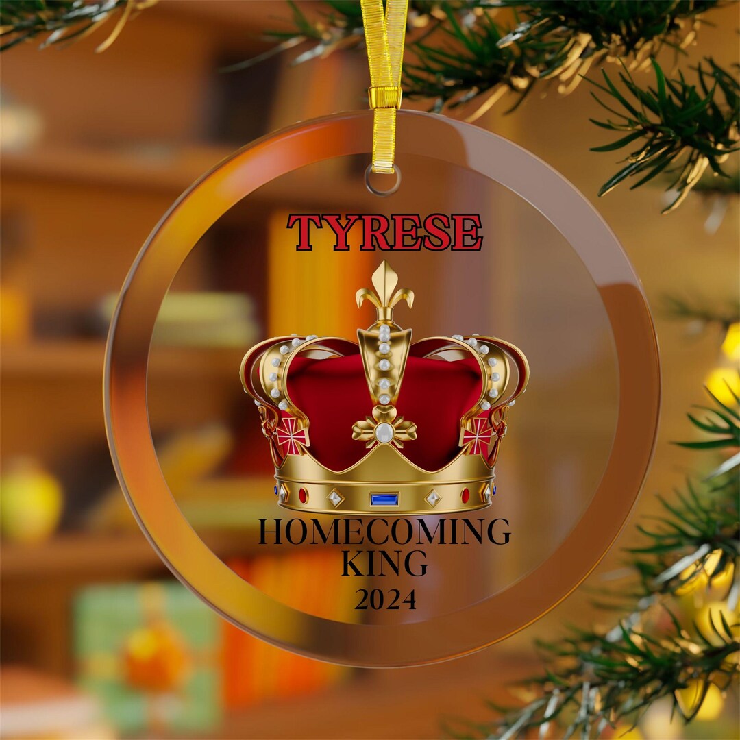 Homecoming King Ornament for 2024 Homecoming Court Christmas Gift for ...
