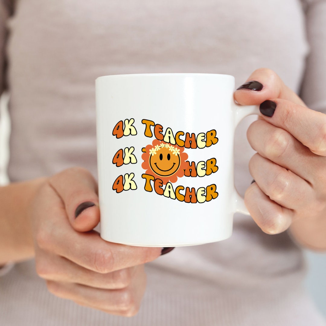 4K Teacher Mug, 4K Teacher, 4K Kinder, 4k Teach - Etsy