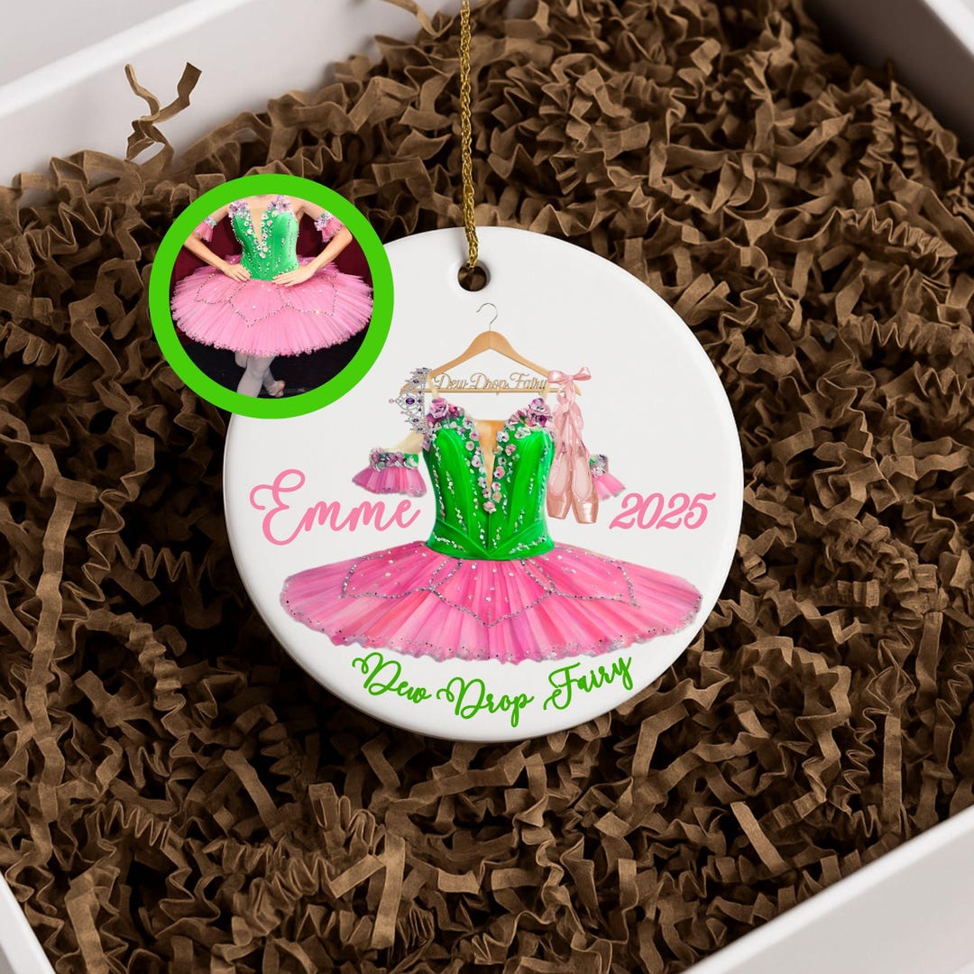 Dew Drop Ornament, Sugar Plum Fairy, Clara, Nutcracker, Mirliton, Bon ...