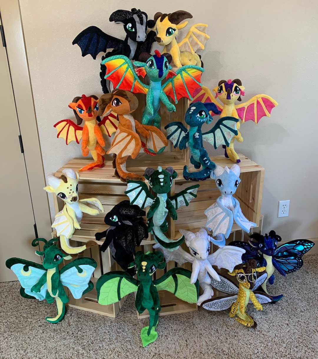 One Custom Made to Order Dragon Plush - Etsy Australia