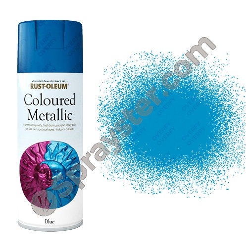 Metallic Blue Spray Paint