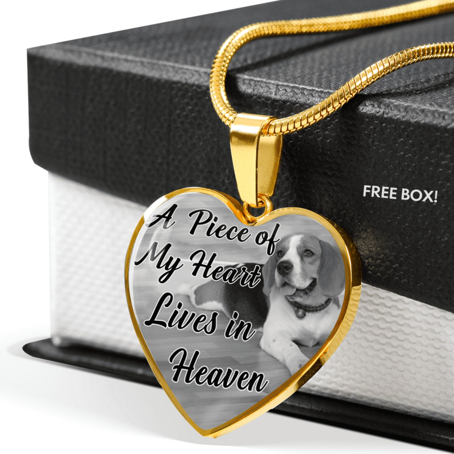 Beagle Dog Memorial A Piece of My Heart Lives in Heaven - Etsy