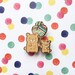 Balloon Bears brown Bear Hard Enamel Pin Cute Bear Pin - Etsy