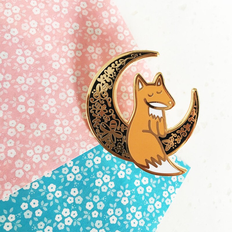 Fox Pin - Etsy