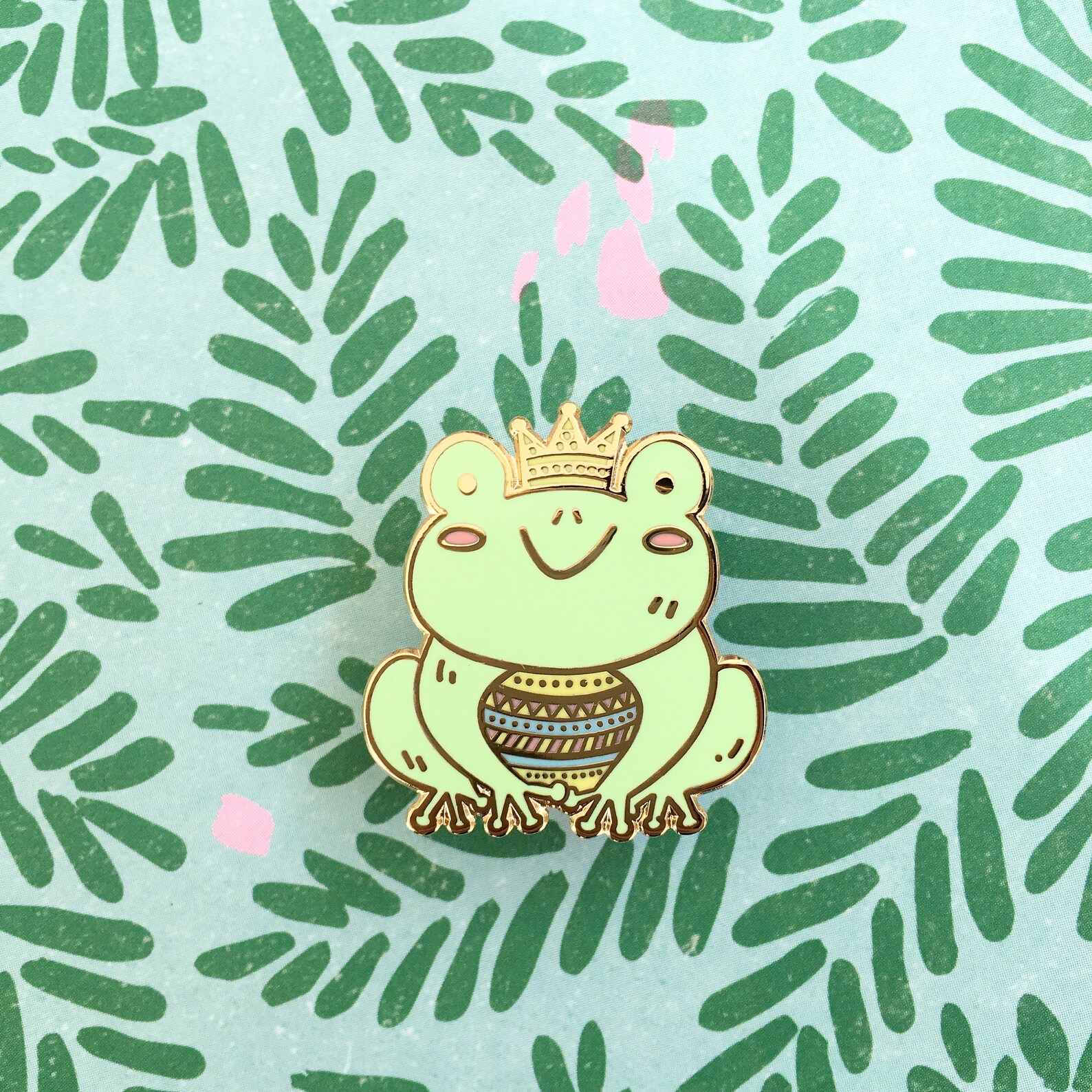 Frog Prince - Hard Enamel - Kawaii Accessories, Cute Enamel Pin, Kawaii ...