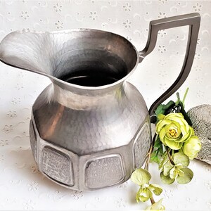 Vintage Pewter Jug - Etsy