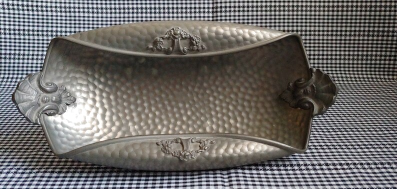 VINTAGE PEWTER POCKET TRAY - Etsy