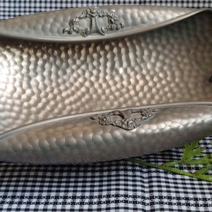 VINTAGE PEWTER POCKET TRAY - Etsy