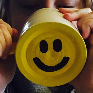 Handmade Thumbs up Cheerful Optimist Mug - Etsy