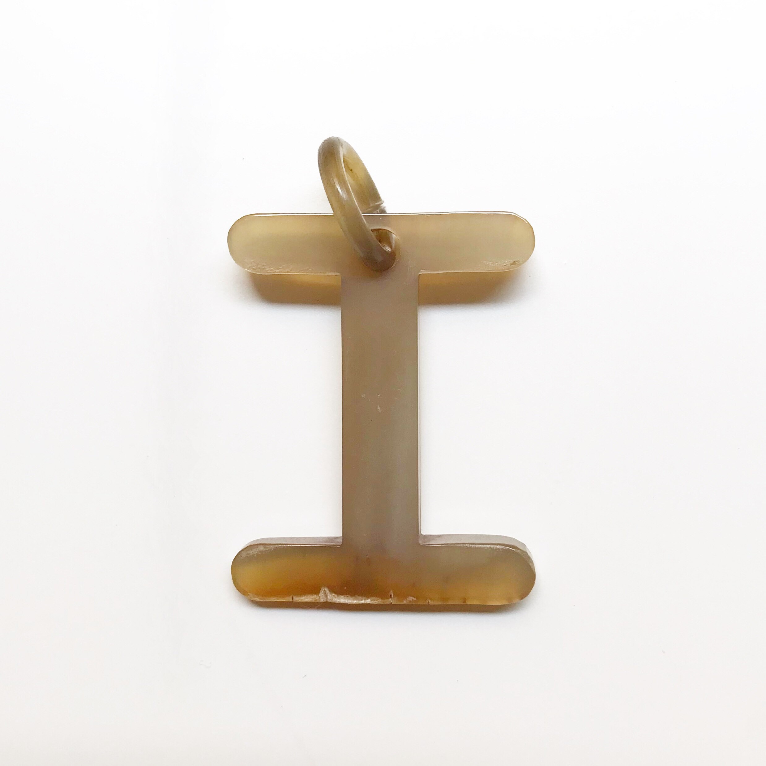 Buffalo Horn Letter Pendant, Letter A Pendant, Letter B, Letter C ...