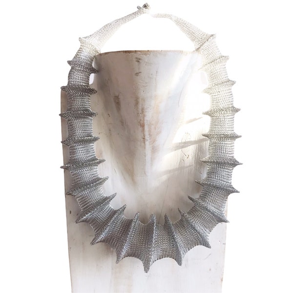Metal Mesh Necklace - Etsy