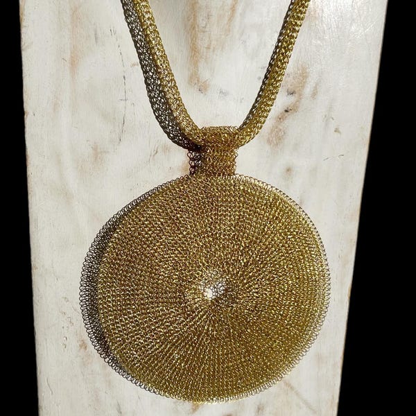 Wire Mesh Necklace - Etsy