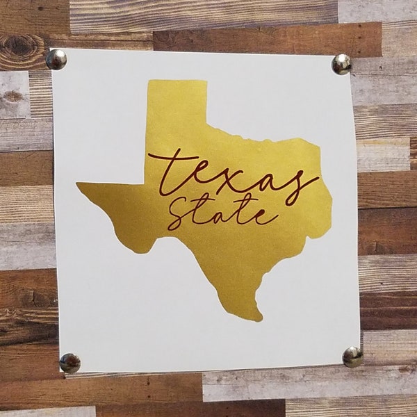 Texas State University Svg Decal - Etsy