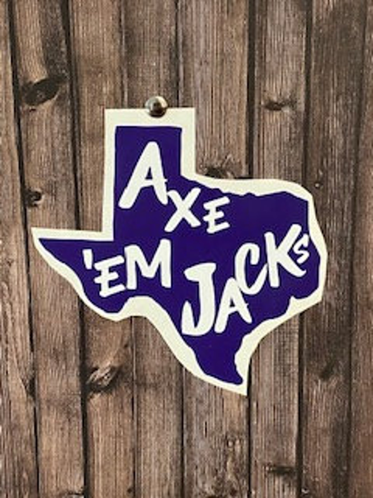 SFA Sticker SFA Decal Stephen F Austin Axe Em Jacks - Etsy