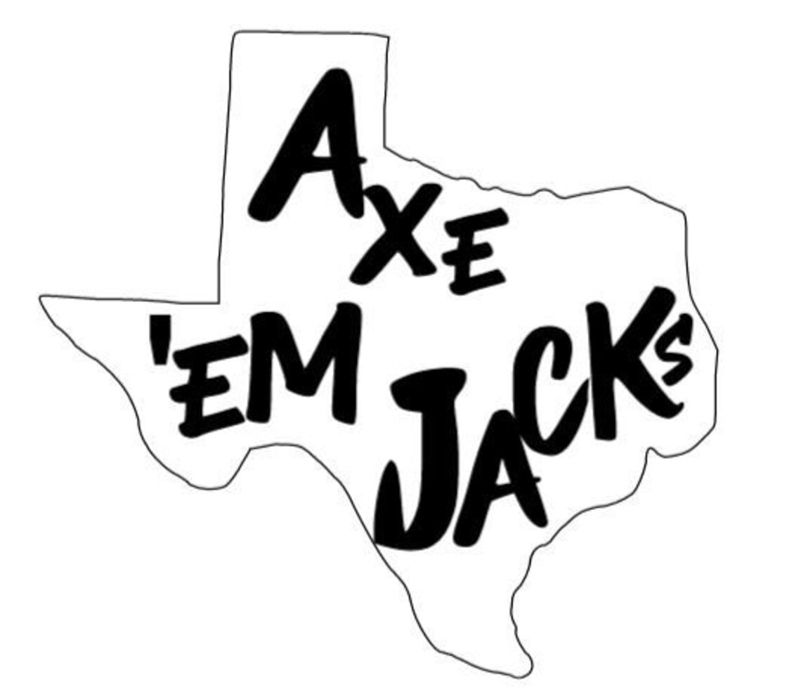 SFA Sticker SFA Decal Stephen F Austin Axe Em Jacks - Etsy