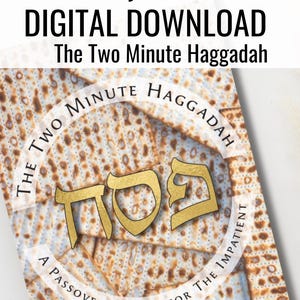 The Two-minute, 2 Page Haggadah | Short & Simple Passover Seder | Funny ...