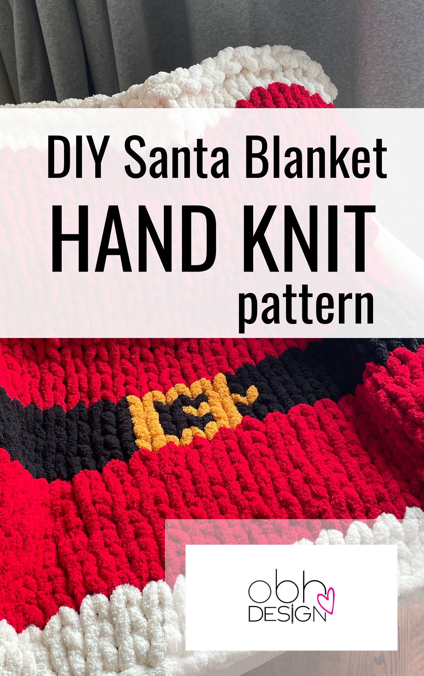 Santa Blanket Crochet Pattern: Chunky Chenille Afghan (digital Download) - Etsy