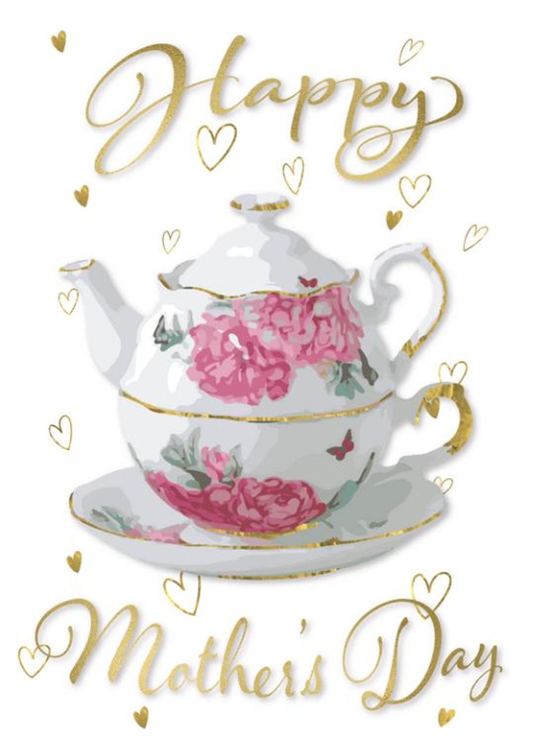 Mother’s Day Teapot Card | Printable Mother’s Day Card | Digital ...
