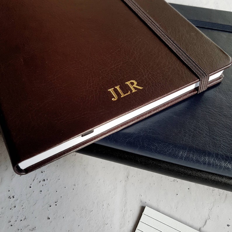 Personalised Notebook or Sketchbook Brown A5 Journal With - Etsy