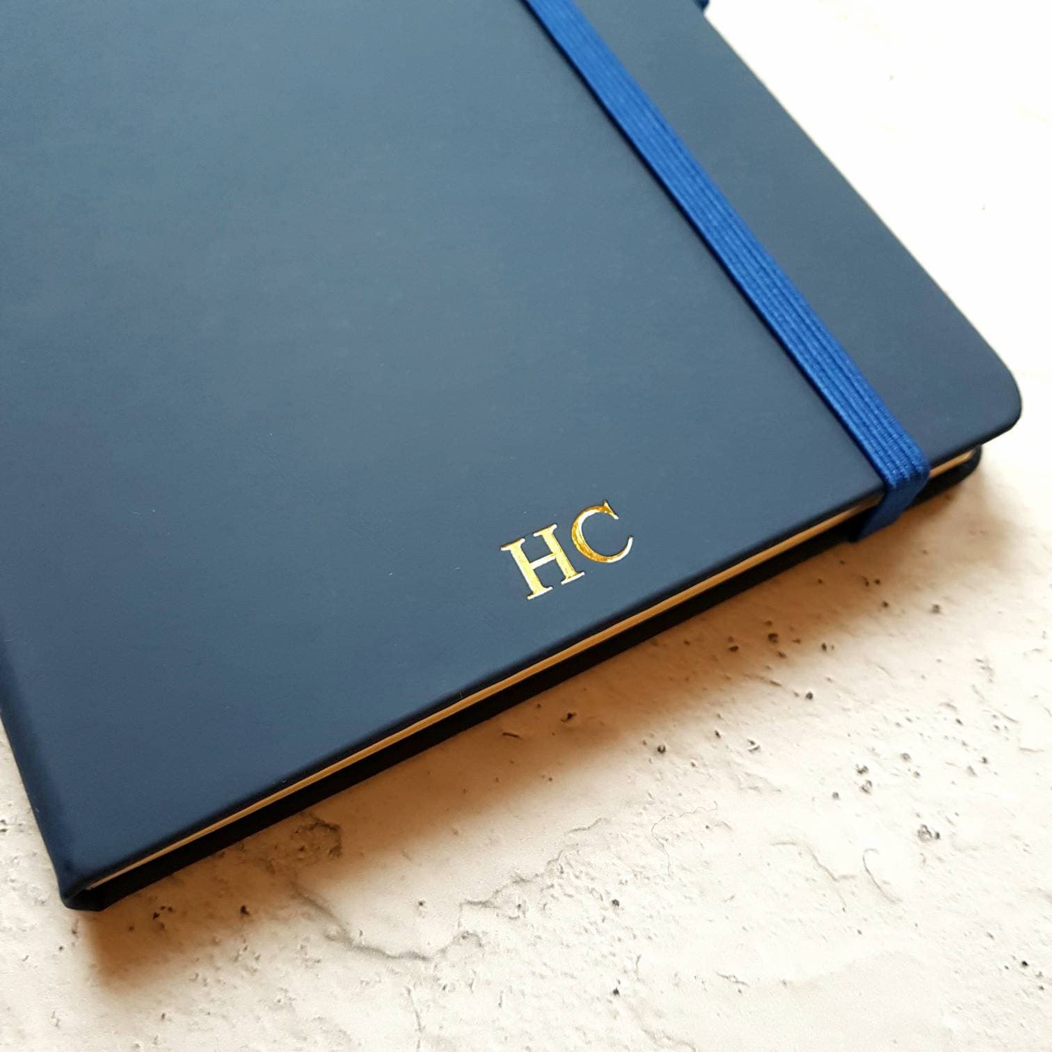 Personalised Notebook Navy Blue Lined A5 Luxury Journal. - Etsy UK