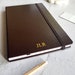 Personalised Notebook or Sketchbook, Brown A5 Journal With Bullet ...