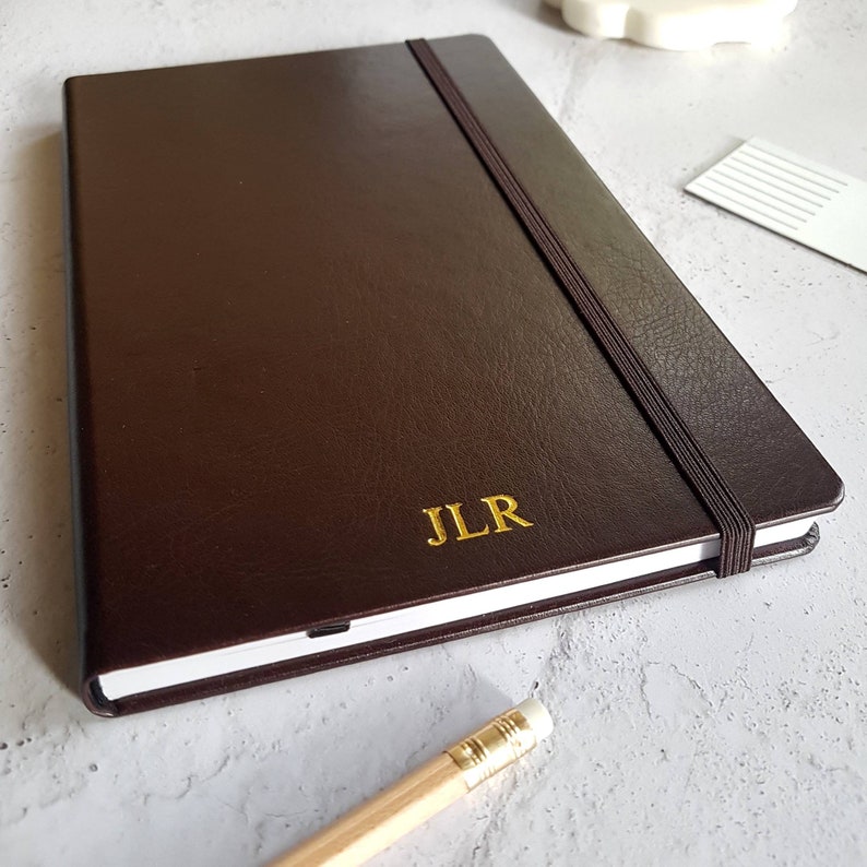 Personalised Notebook or Sketchbook Brown A5 Journal With - Etsy