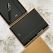 Notebook & Metal Pen Set, Personalised Boxed Gift, A5 Black Luxury ...