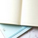 Personalised Notebook Light Blue A5 Lined Luxury Journal With Foil ...