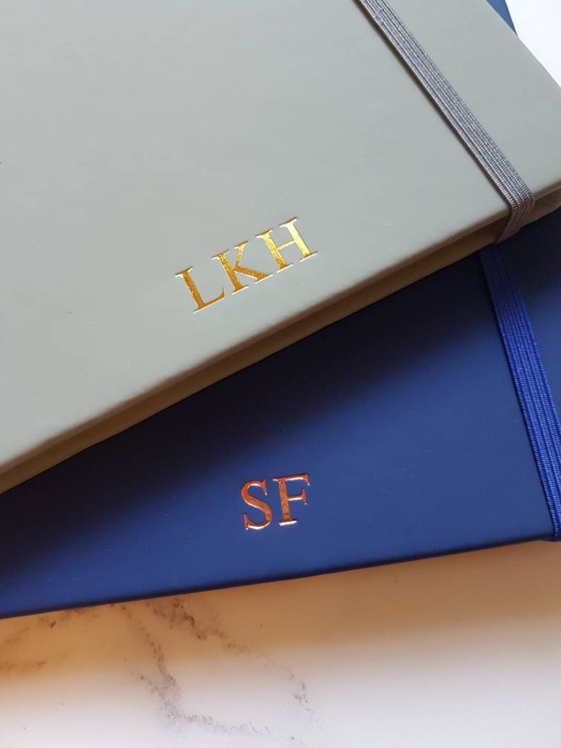 Personalised Notebook A5 or A6 Lined Blue Notebook. - Etsy UK