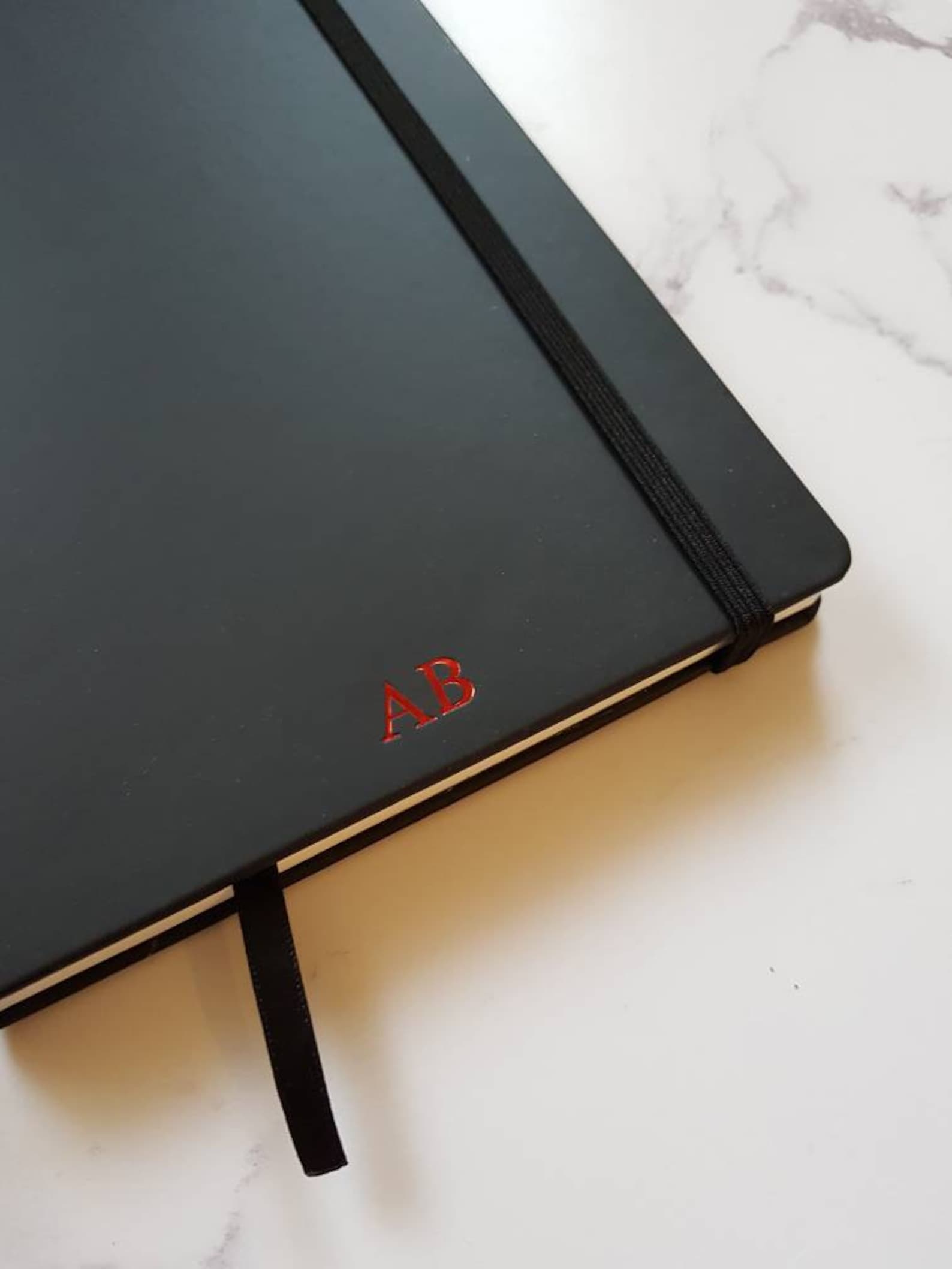 Personalised Notebook A5 Black Lined Luxury Notepad With Foil - Etsy UK