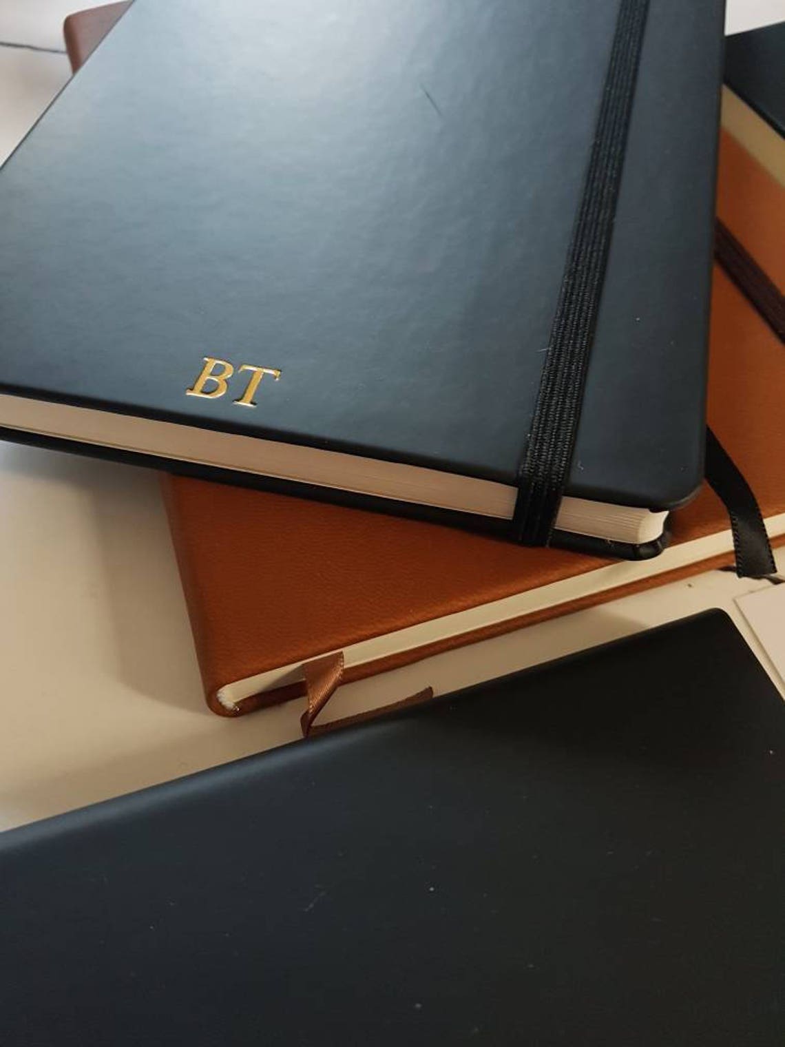 Personalised Notebook A5 Black Lined Luxury Notepad With Foil - Etsy UK