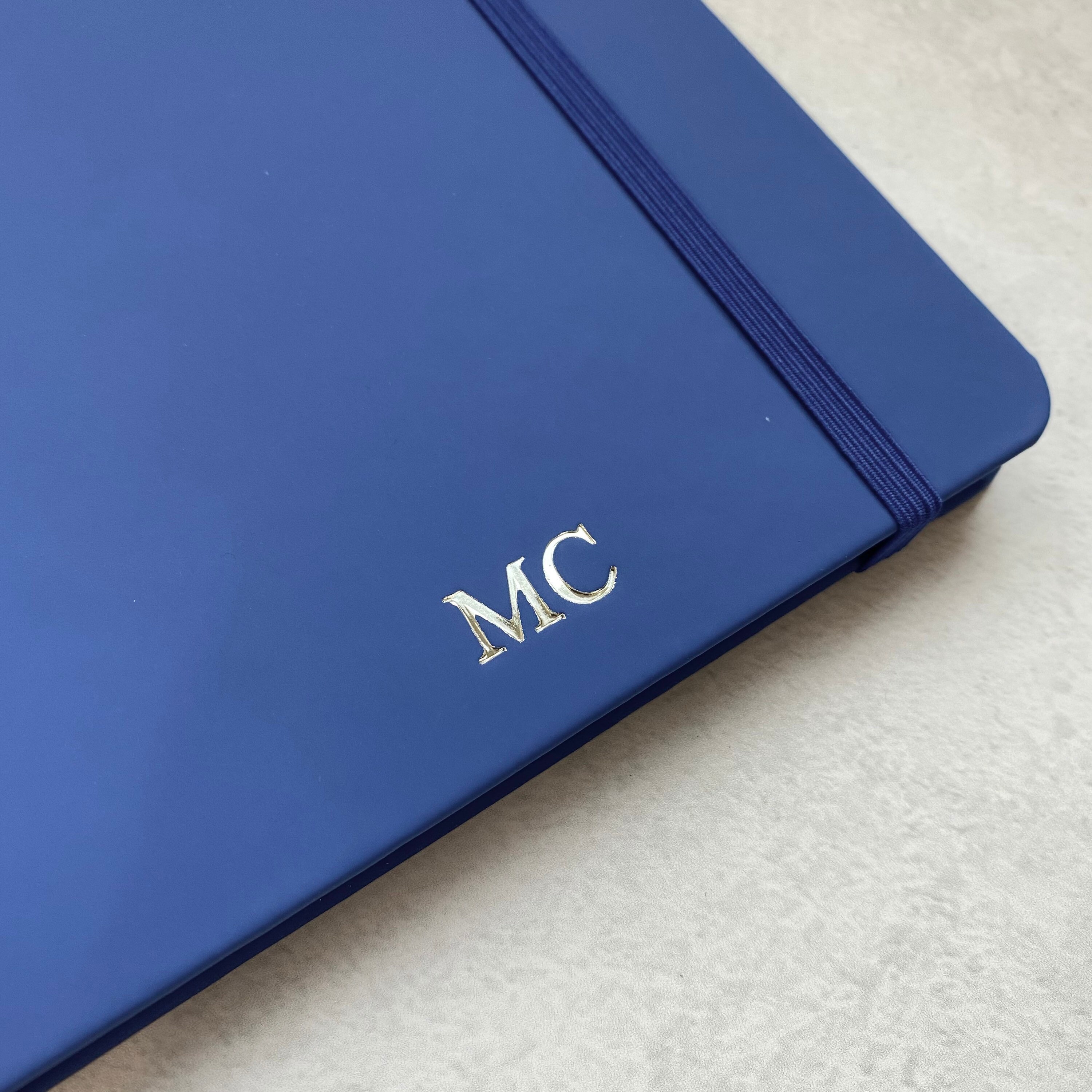 Personalised Notebook A5 or A6 Lined Blue Notebook. - Etsy UK