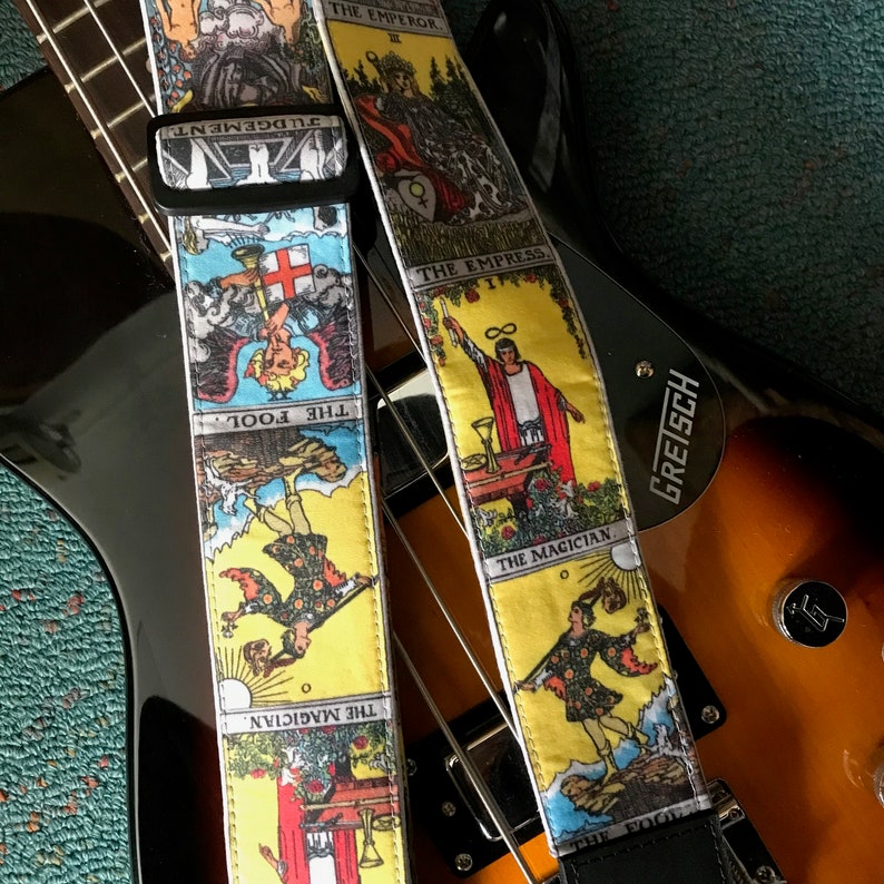 Tarot Card Guitar Strap: Rider Waite Major Arcana - Etsy