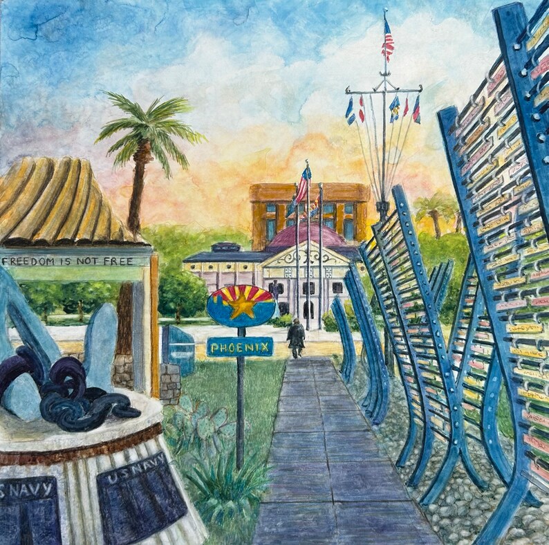 Phoenix, Arizona Art Print - Etsy