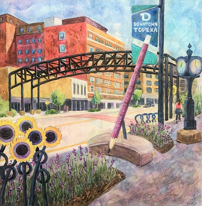 Topeka, Kansas Art Print - Etsy